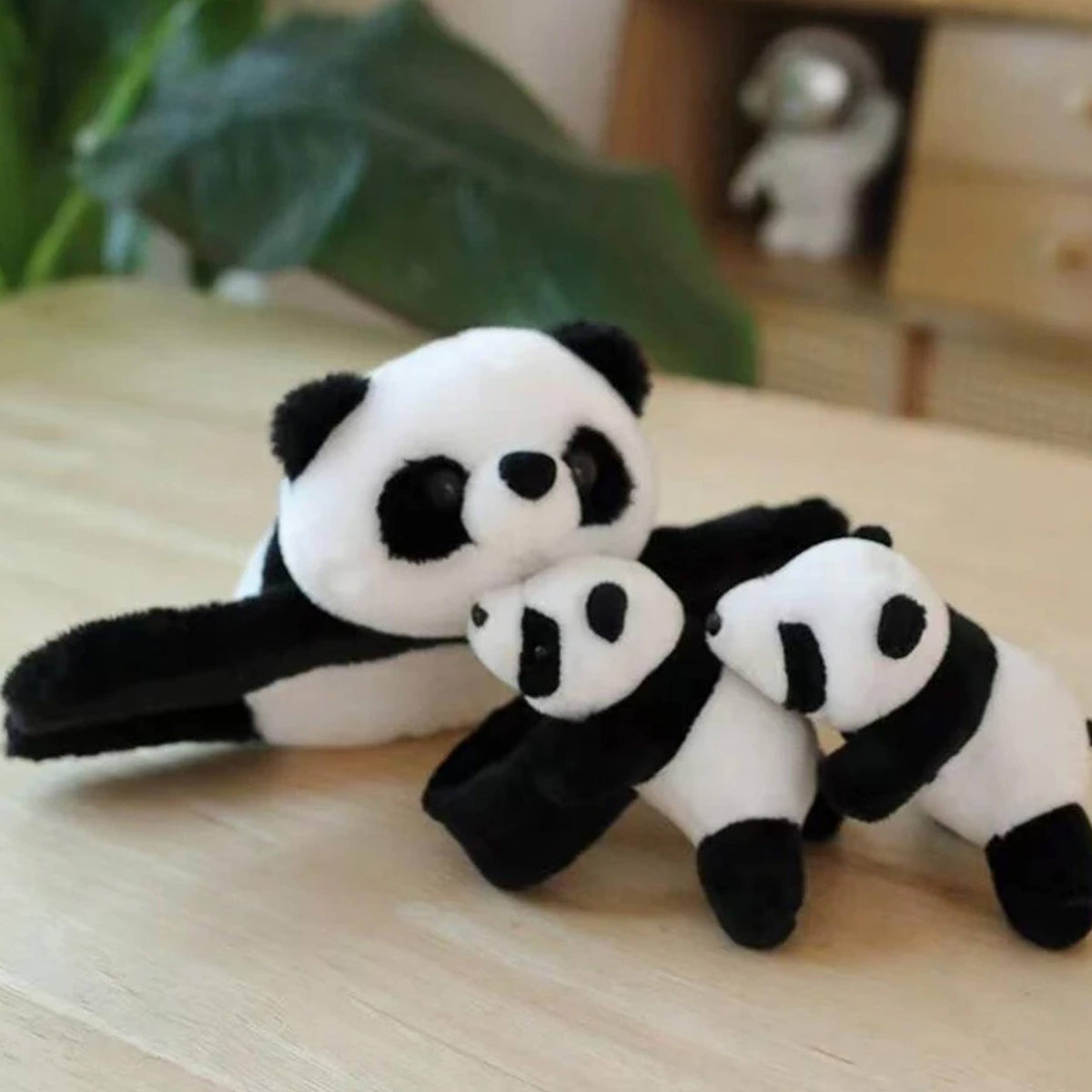 Cute Plush Panda Snap Wrap Wristband – Baked by Yael