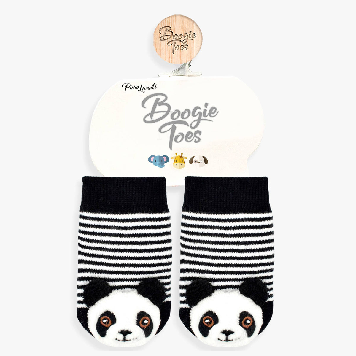 Panda Boogie Toes Rattle Socks: 1 - 2 Y – Baked by Yael