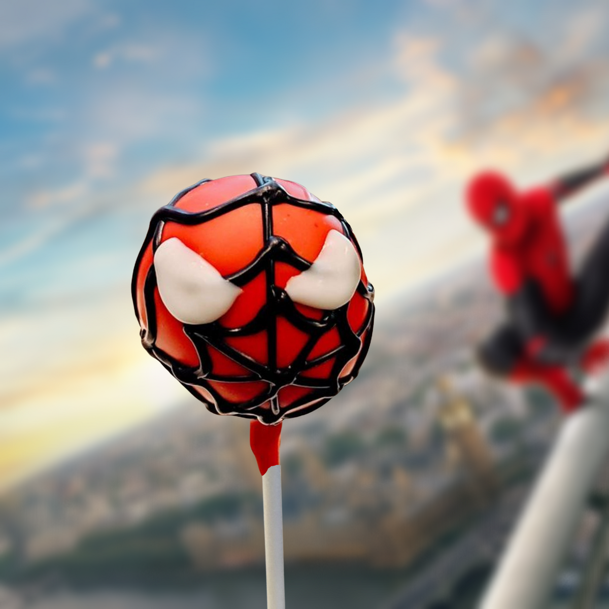 Spiderman Cakepops – Baked by Yael