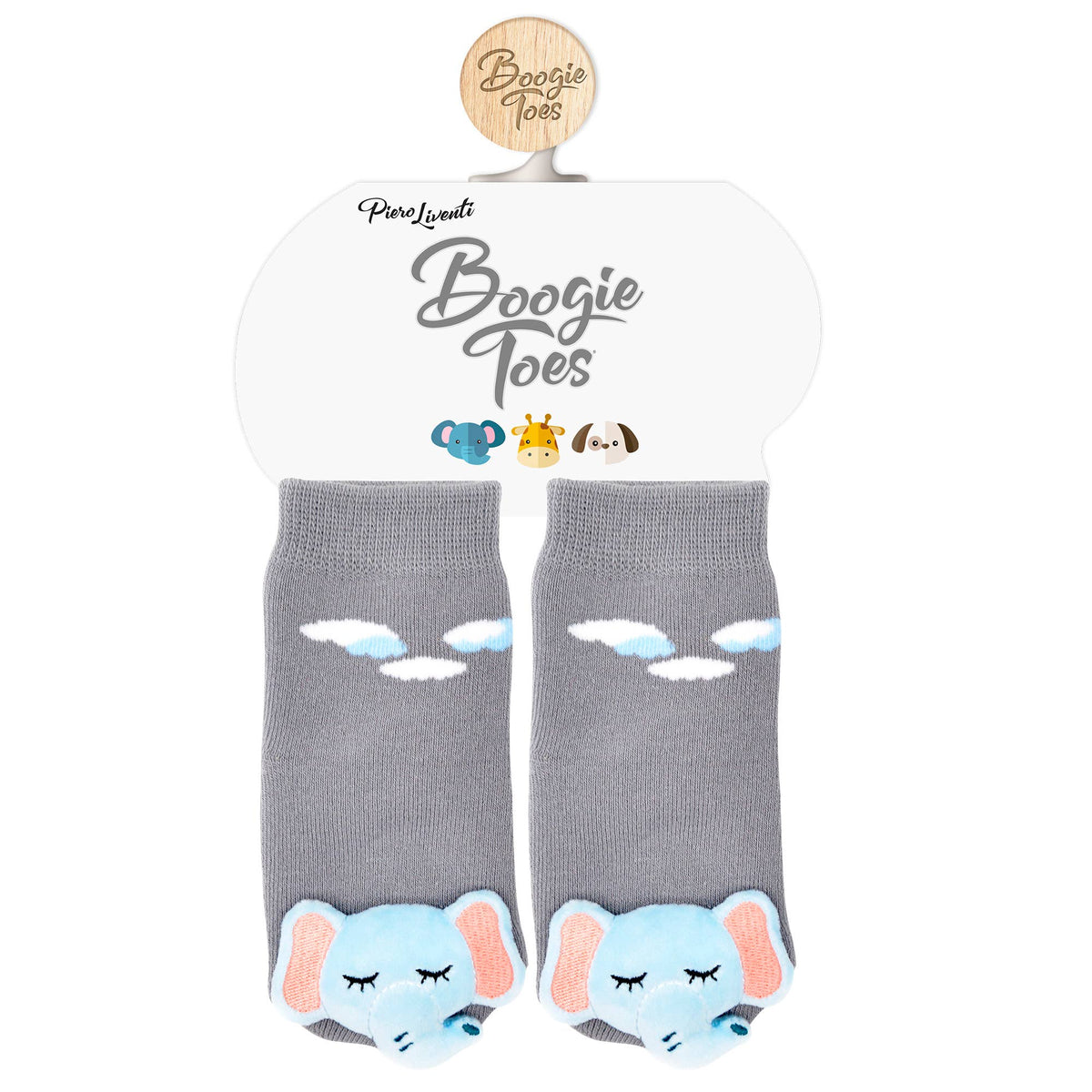 Sleepy Elephant Boogie Toes Rattle Socks: 1 - 2 Y – Baked by Yael