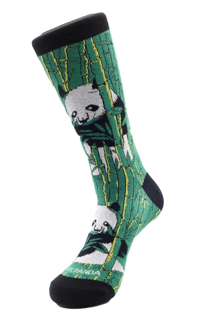 Panda Sitting in Bamboo Socks from the Sock Panda: Size 10-13 (Adult L ...