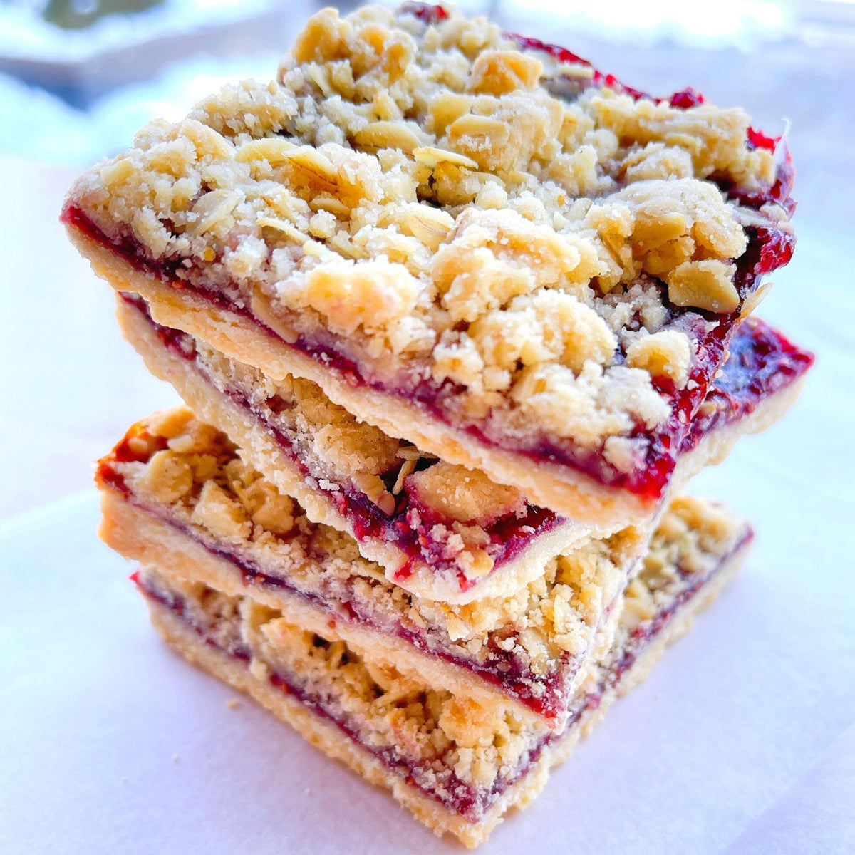 Raspberry Bar – Baked by Yael